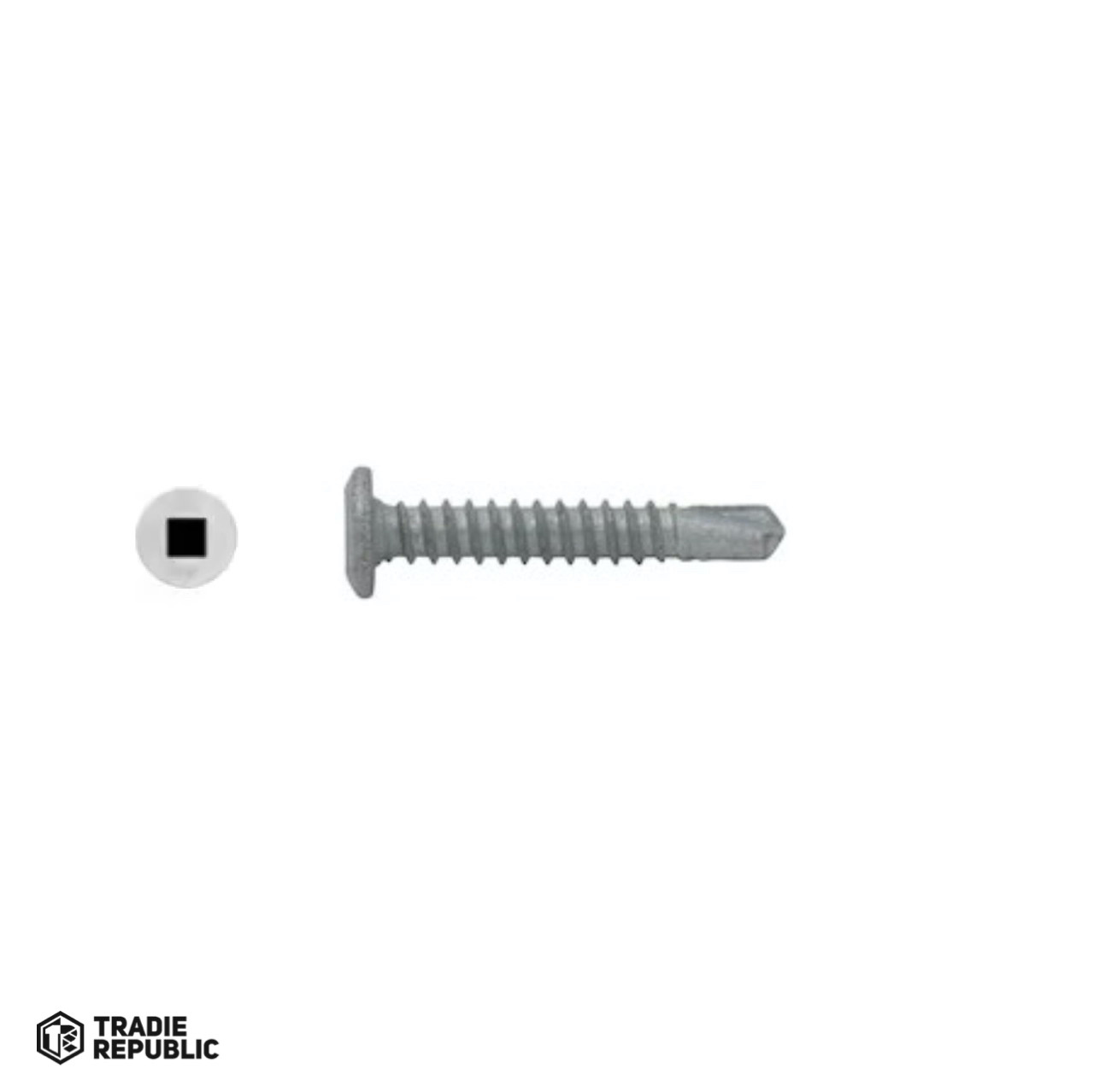 Galv Wafer Head Square Drive Self Drilling Screw - Tradie Republic