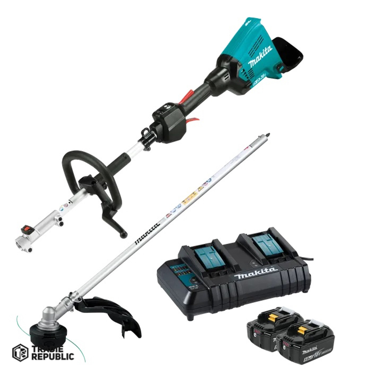 Makita DUX60Z 18Vx2 (36V) LXT Brushless Split shaft Power Head +EM406 ...