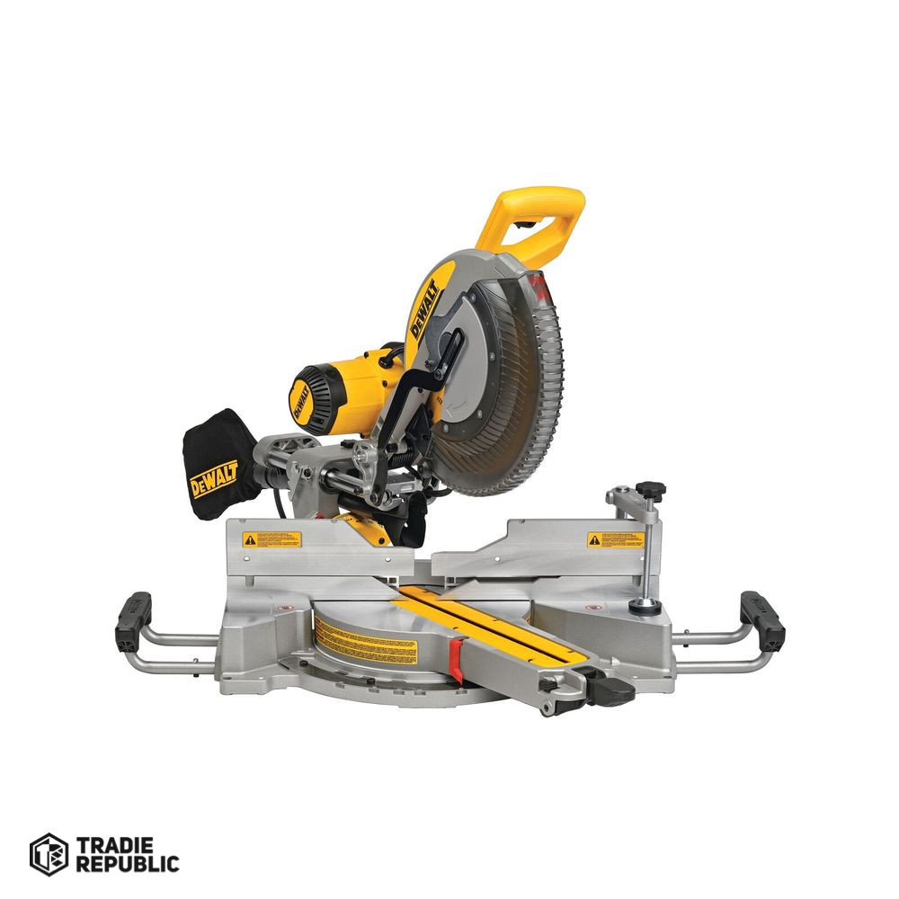 DeWalt 305mm (12) Double Bevel Slide Compound Mitre Saw - Tradie Republic
