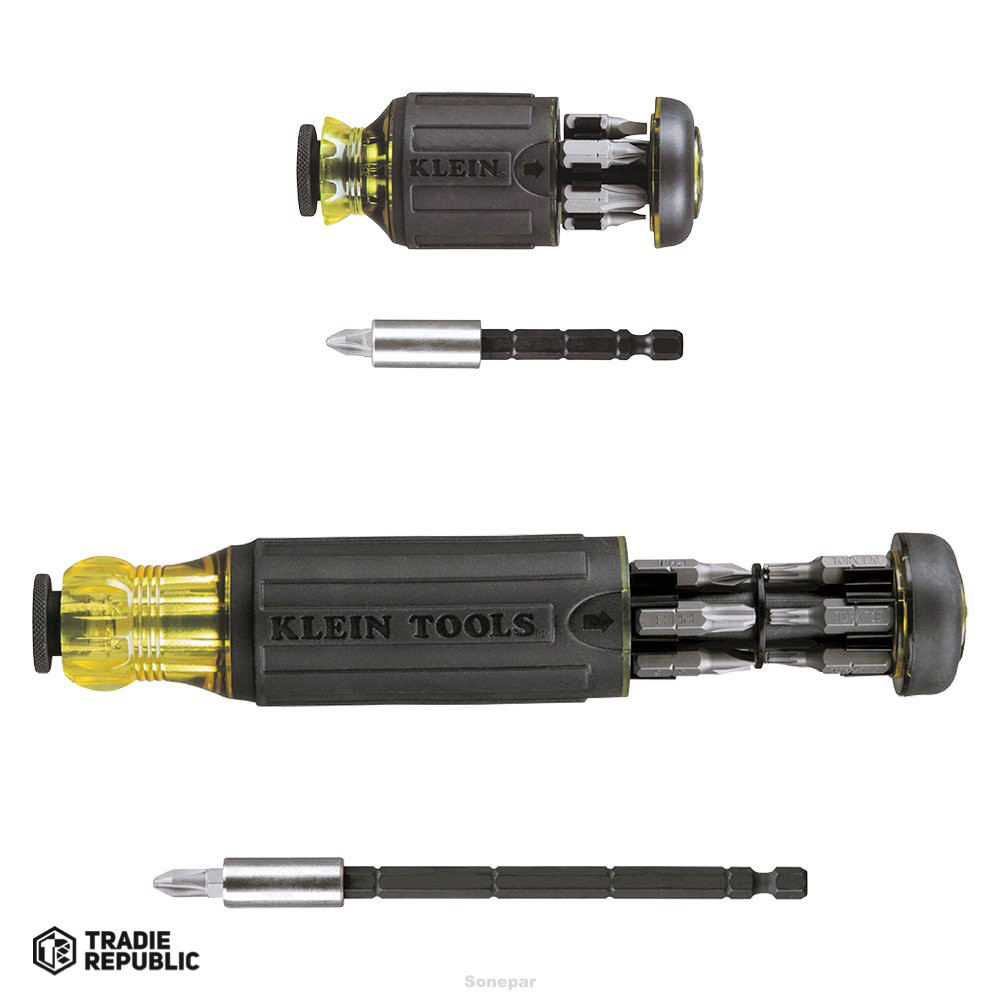 Klein Multi-Bit Adjustable Length Screwdrivers Bonus Twin Pack - Tradie ...