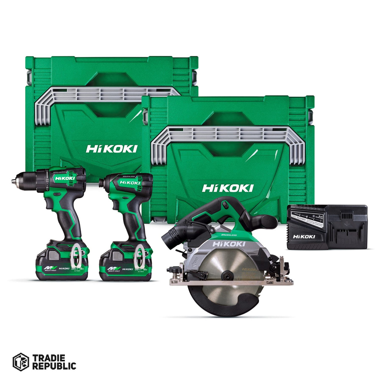 Hikoki 18V Brushless 3-Tool Combo Kit - Tradie Republic