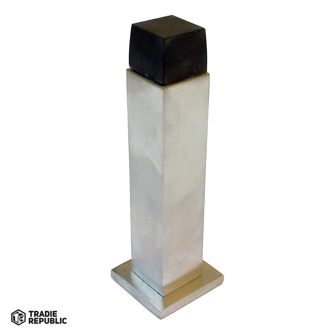 Miles Nelson Door Stop & Base SQ Wall Mnt SS 402 - Tradie Republic