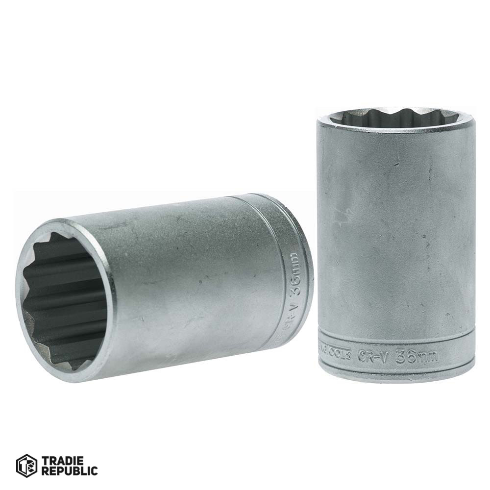Teng 1/2in Dr. Deep Socket 36mm 12Pnt - Tradie Republic