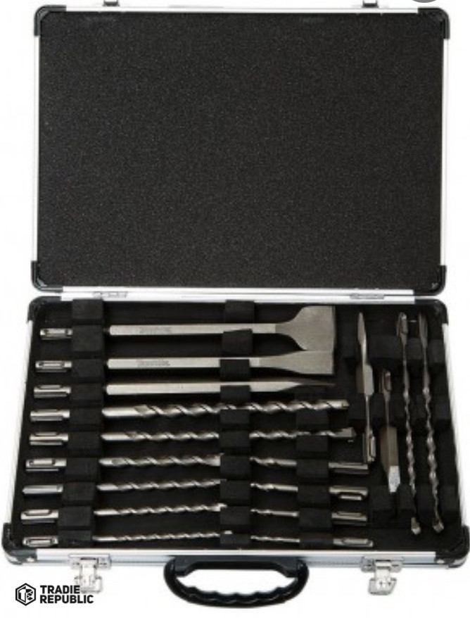 Makita Sds plus 17pc Bit Assortment - Tradie Republic