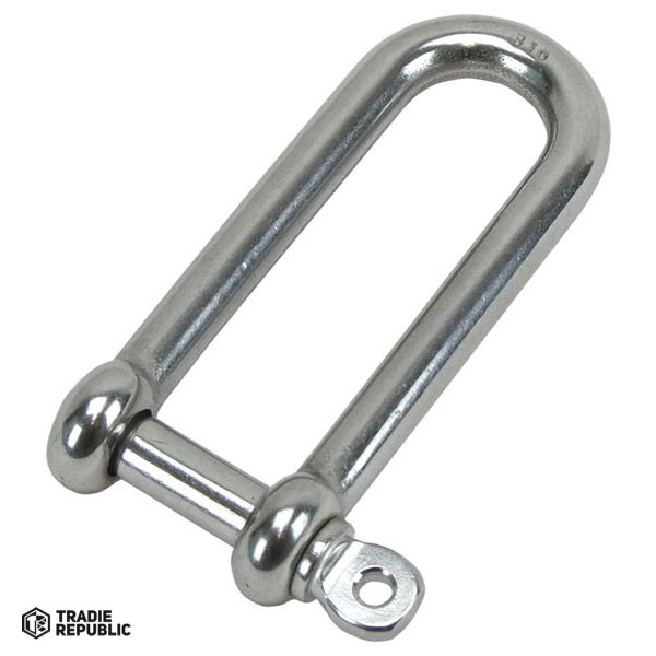 SS 316 Long D Shackle - Tradie Republic