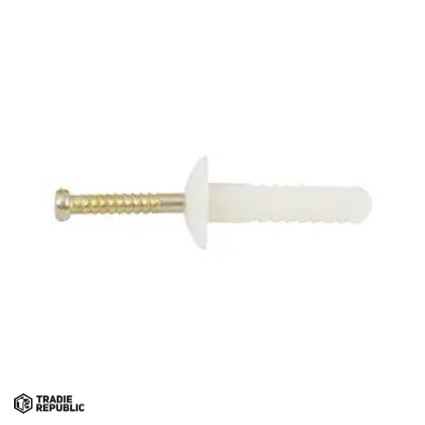 Mushroom Head Nylon Nail In Plug Zinc Plated Screw - Tradie Republic