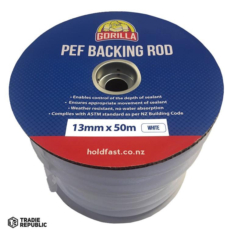 Gorilla PEF Backing Rod 13mm x 50m Large Reel - Tradie Republic
