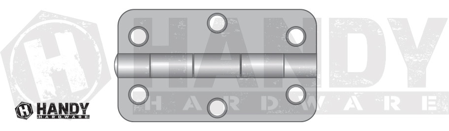 Fortress 100x75 Loose Steel Pin Radius Hinge BRONZE - Tradie Republic