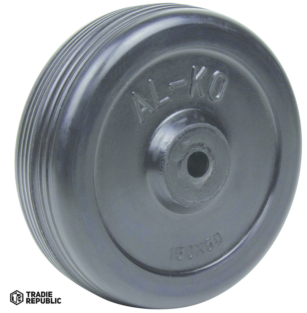 Wheelco Solid Rubber Wheel only - 150mm - Tradie Republic