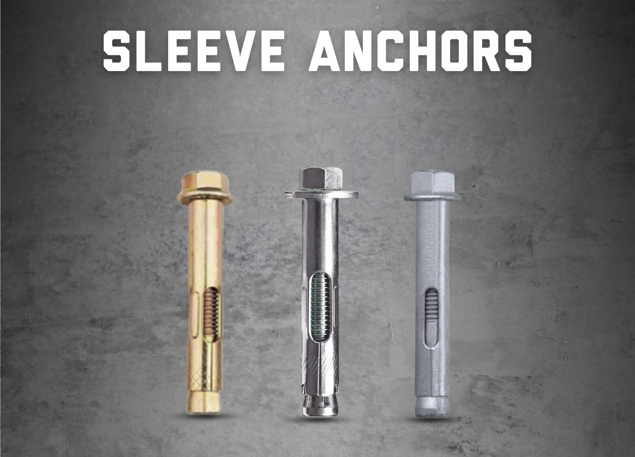 Fasteners - Concrete Fasteners & Anchors - Sleeve Anchors - Tradie Republic