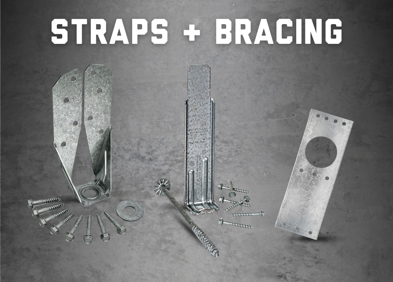 Fasteners - Timber Connectors & Brackets - Straps & Bracing - Tradie ...