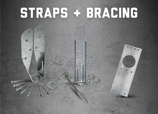 Fasteners - Timber Connectors & Brackets - Straps & Bracing - Tradie ...