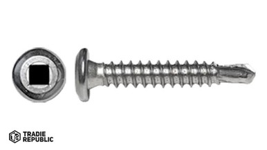 SS 550 Wafer Head Square Drive Self Drilling Screw - Tradie Republic