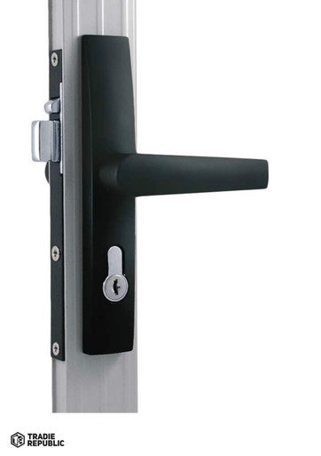Doric Security Hinged Barrier Door Lock - White - Tradie Republic