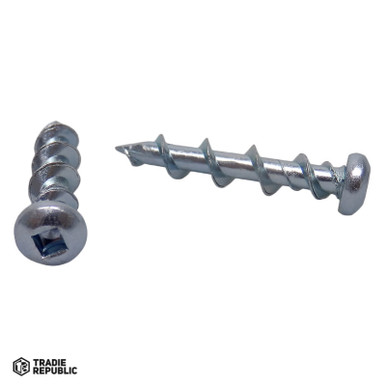 Zinc Pan Head Square Drive Wall Dog Screw - Tradie Republic