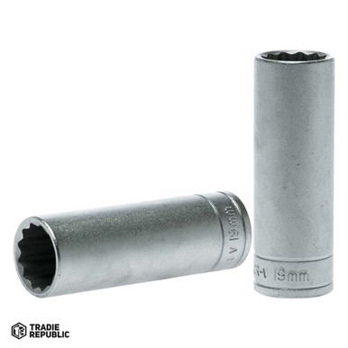 Teng 1/2in Dr. Deep Socket 19mm 12Pnt - Tradie Republic