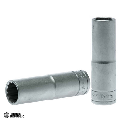 Teng 1/2in Dr. Deep Socket 16mm 12Pnt - Tradie Republic