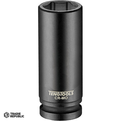 Teng 1/2in Dr. Deep Impact Socket 23mm DIN - Tradie Republic