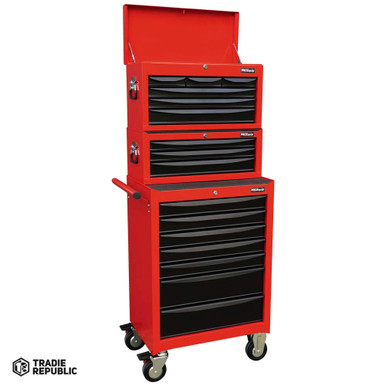 ProEquip 16-Drawer Tool Box Stacker Combination - Tradie Republic