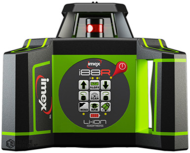 iMEX i88R Rotating Laser Level – Red Beam - Tradie Republic