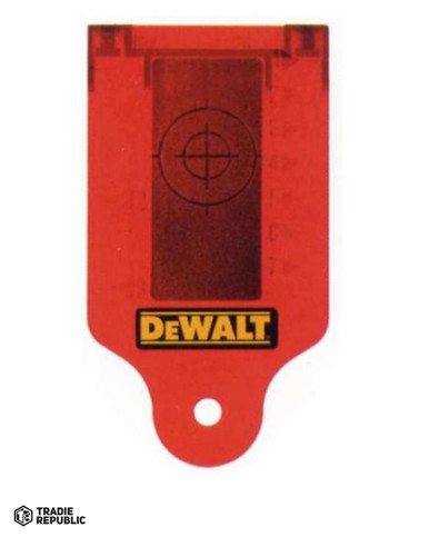 DeWalt Laser Target Card With Magnetic Base - Tradie Republic