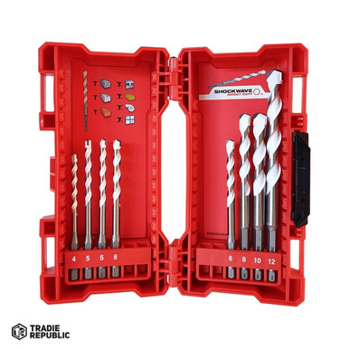 Milwaukee Multi-Purpose Drill Bit Set 8pc Set - Tradie Republic