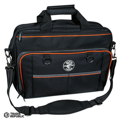 Klein Tool Bag, Tradesman Pro Tech Bag 22 Pockets w/Laptop Pocket 16 ...