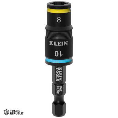 Klein 2in1 Impact Rated Flip Socket Set - Metric 8 & 10 mm - Tradie ...