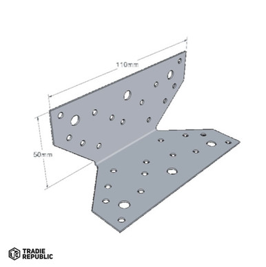 Pryda Stainless Pole to Girt Bracket - Tradie Republic