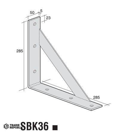 Pryda Angle Bracket SBK36 - Tradie Republic