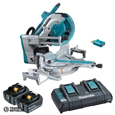 Makita 18V X2 LXT (36V) LXT Brushless AWS 305mm (12") Slide Compound ...