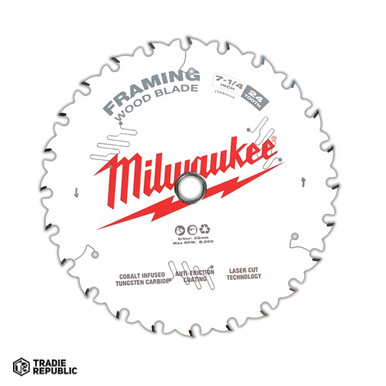 Milwaukee CSB 24T Framing Blade 184mm (order in qty of 10) - Tradie ...