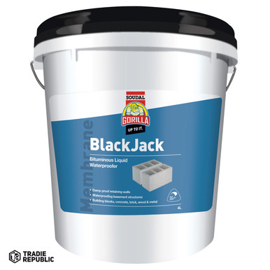 Blackjack Bituminous Liquid Waterproofer 4Ltr - Tradie Republic