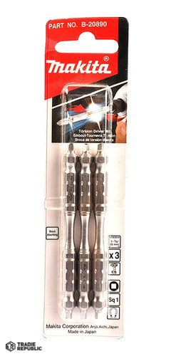 Makita 3PK Torsion Bit SQ1-85mm - Tradie Republic