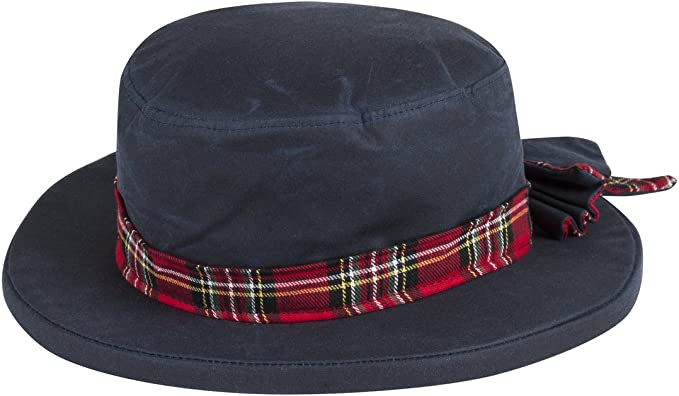Ladies Wax Hat | Waxed Hat with Bow | Dallaswear