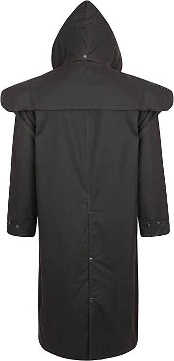 Stockman Wax Coat | Full Length Wax Cape | Dallaswear