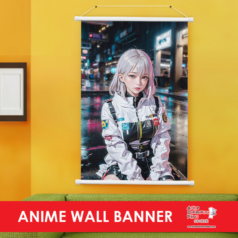 ADP Kawaii Night Street Girl 3D AI CG Anime Wall Scroll Poster ERO-CG ...