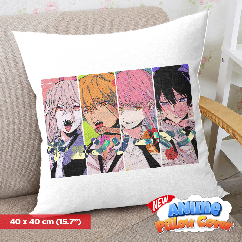 ADP Chainsaw Man 40x40cm Square Anime Dakimakura Throw Pillow Cover ERO ...