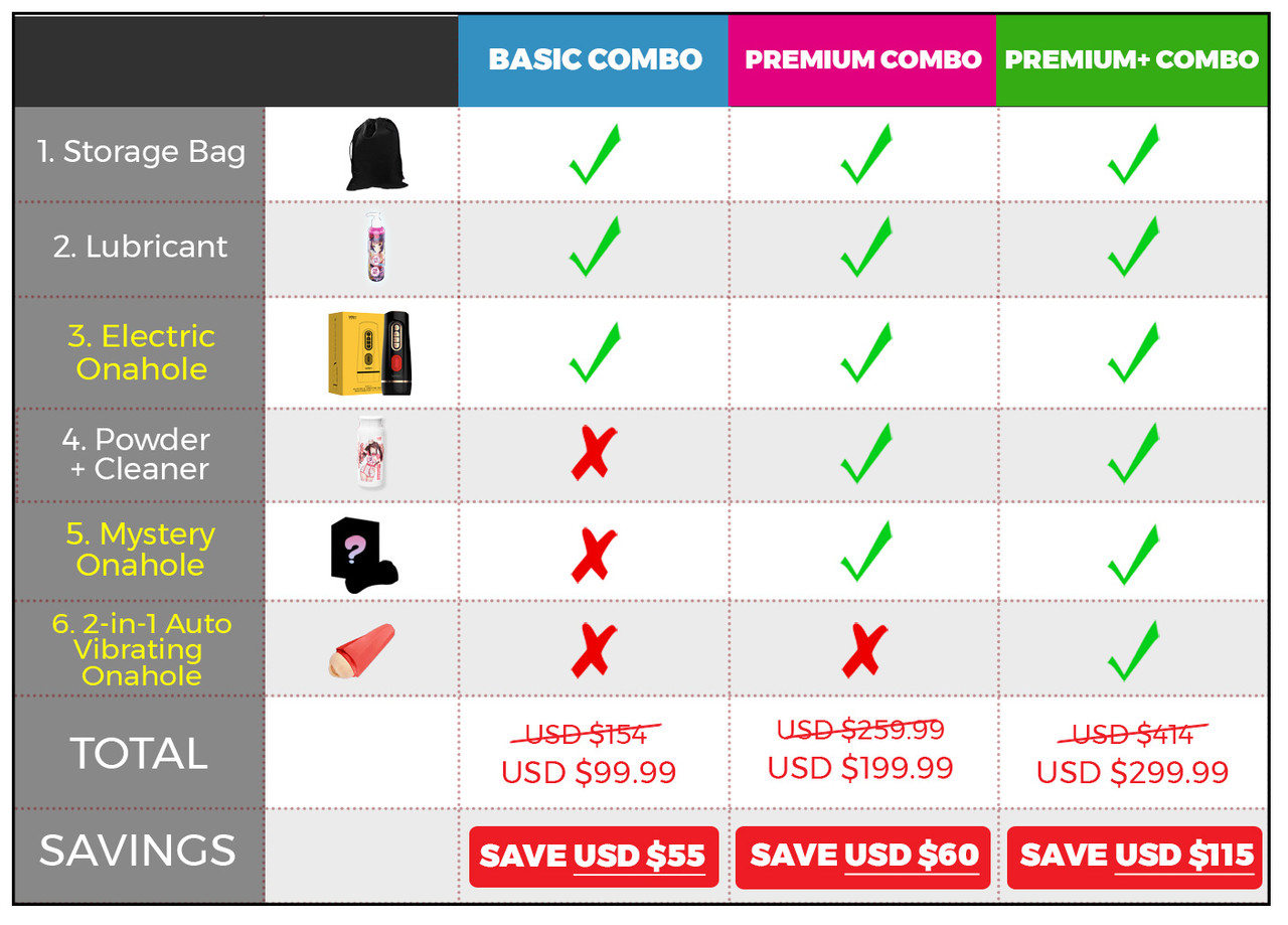 ADP "Vibragasm Full-Auto" ELECTRIC Combo Bundles OHC-005