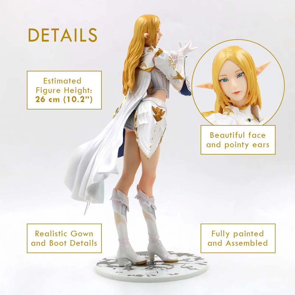 ADP 26CM Female Elf Mage Lineage II Paradise “World Tree Protector” 18 ...