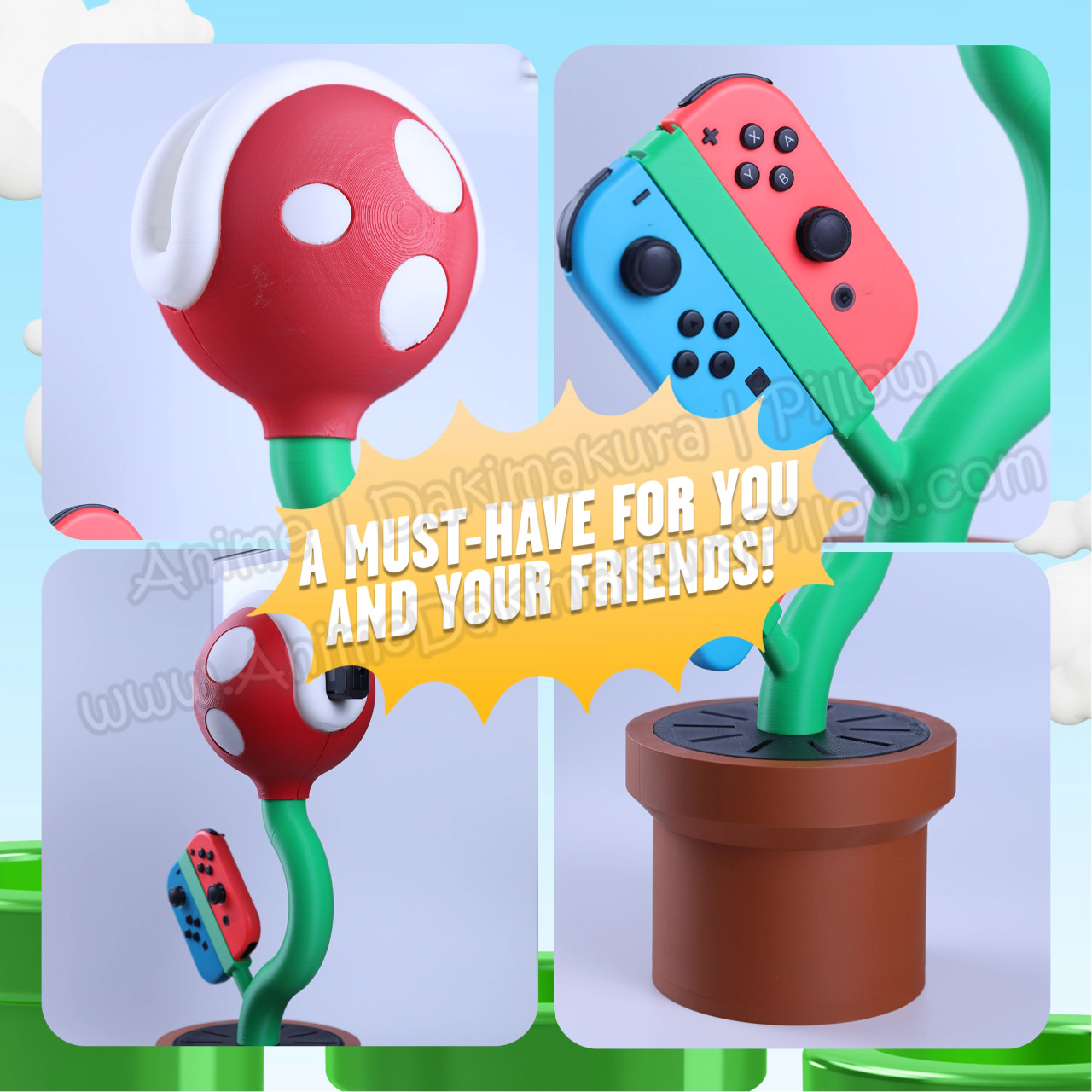 ADP Super Mario Bros. Inspired Light Lamp with Sounds, Enchanting Gifts ...