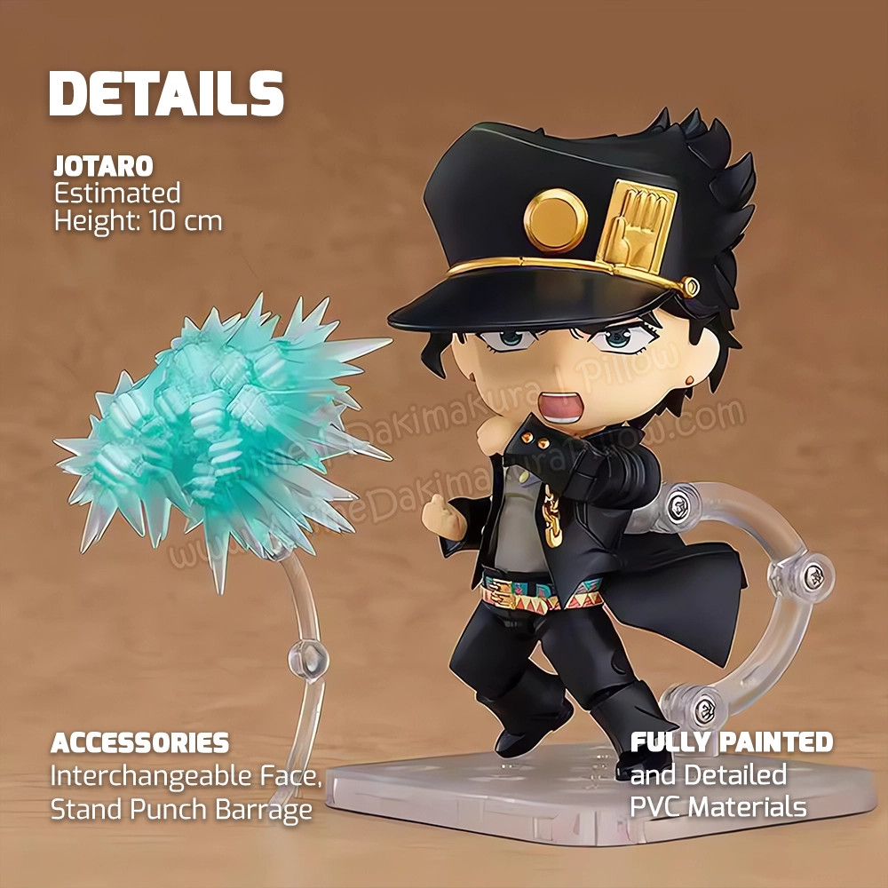 ADP 10 cm ADP JoJo's Bizarre Adventure Jotaro Kujo Interchangeable Face ...