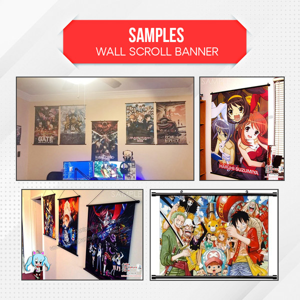Custom Made Wall Scroll Banner