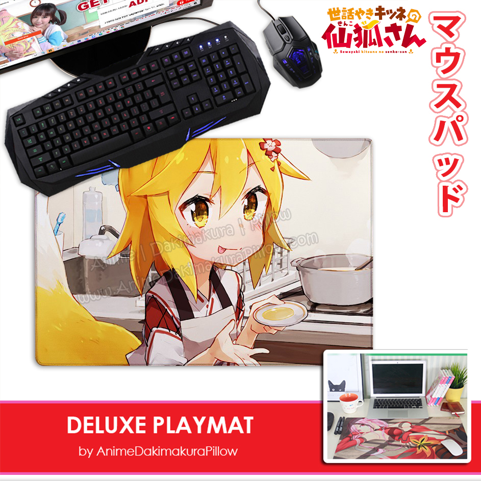 The Helpful Fox Senko san Gaming Mouse Pad Mat Large Size Deluxe ...