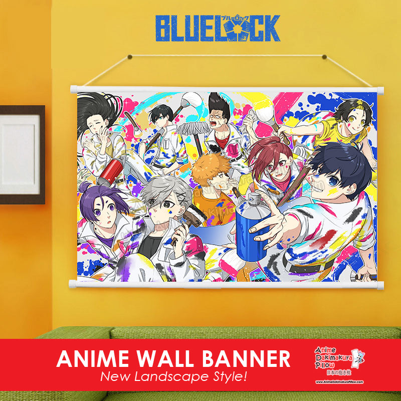NEW Blue Lock Rendering Anime Wall Scroll Poster ERO-WB-093