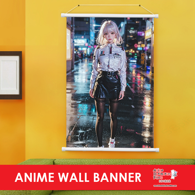 ADP Kawai Night Street Gal 3D AI CG Anime Wall Scroll Poster ERO-CG-AIB-002