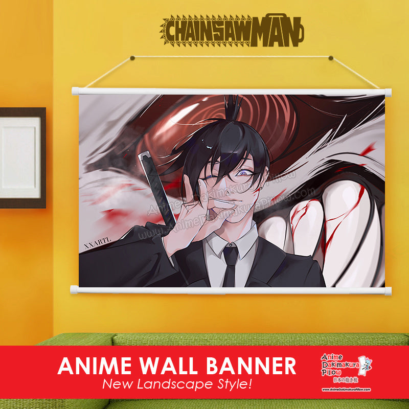 ADP Aki Hayakawa - Chainsaw Man Anime Wall Scroll Poster ERO-WB-301