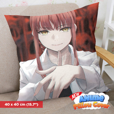 NEW Chainsaw Man 40x40cm Square Anime Dakimakura Throw Pillow Cover ERO ...