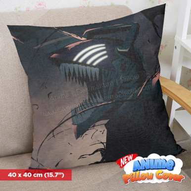 NEW Chainsaw Man 40x40cm Square Anime Dakimakura Throw Pillow Cover ERO ...