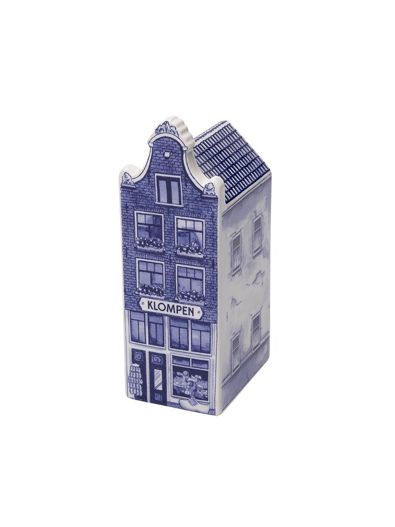 Huis - Rembrandthuis - Blauw - Keramiek - 14 cm - Heinen Delfts Blauw